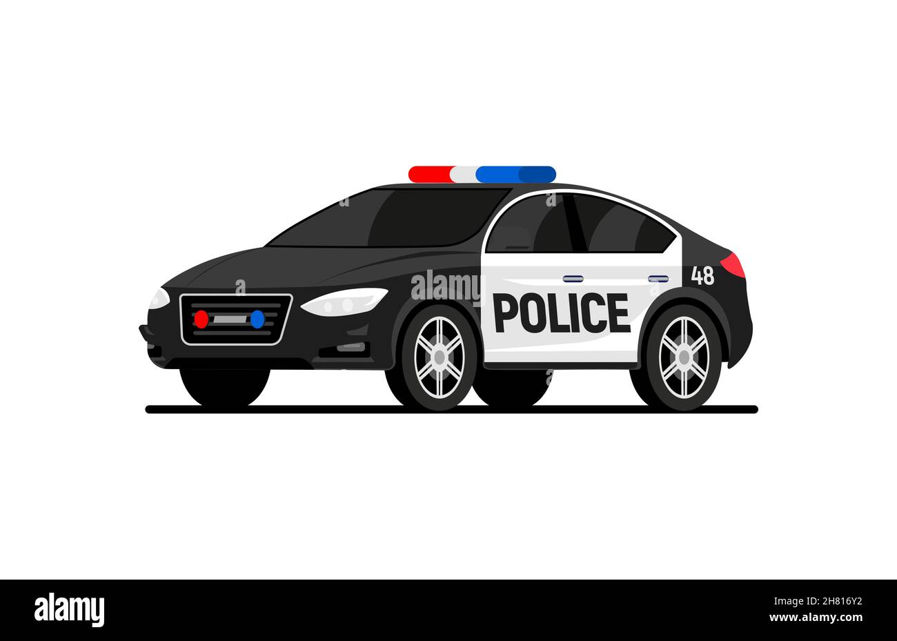 Uk police stop car Stock Vector Images - Alamy