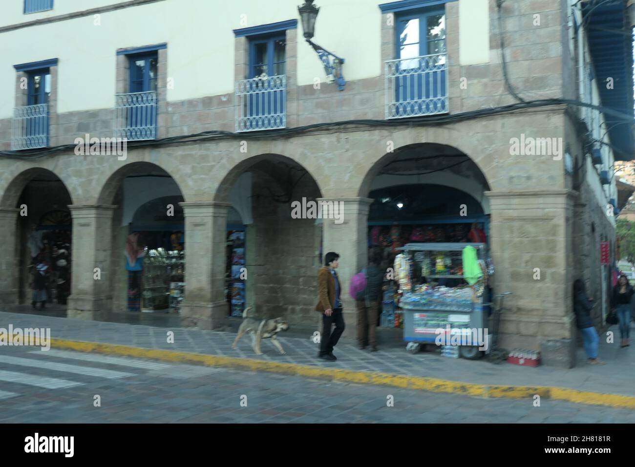 dog in Cusco Peru Stock Photo - Alamy