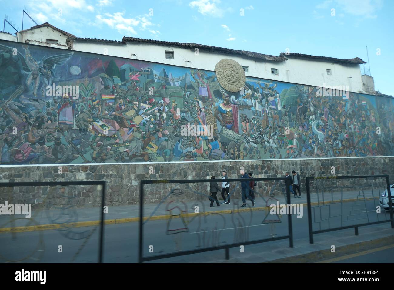 Mural in Cusco Peru South America wall painting Art mural barriers ...