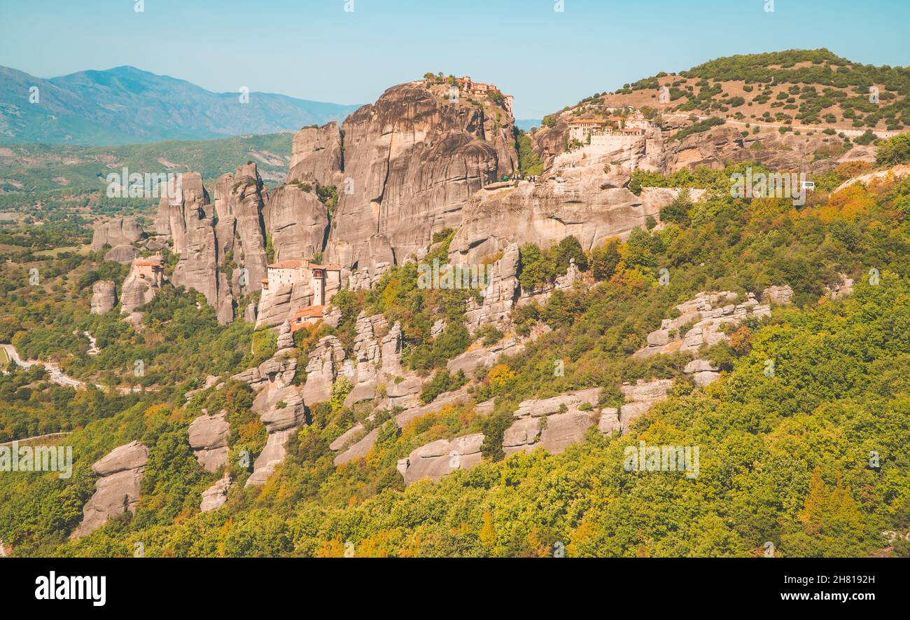 Rock formations meteora greece hi-res stock photography and images - Alamy