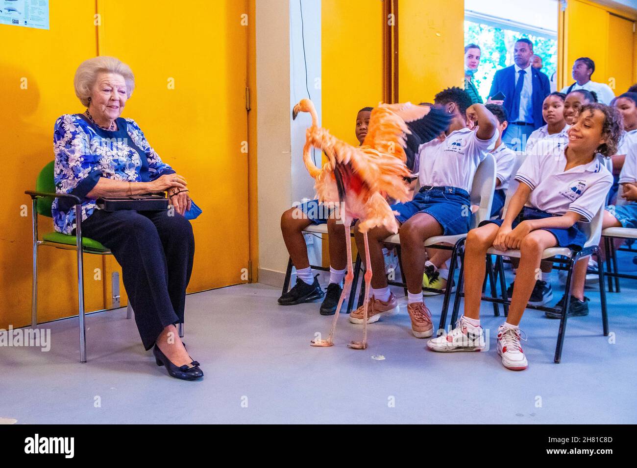 Princess Beatrix visiting Caribbean Research and Management of ...