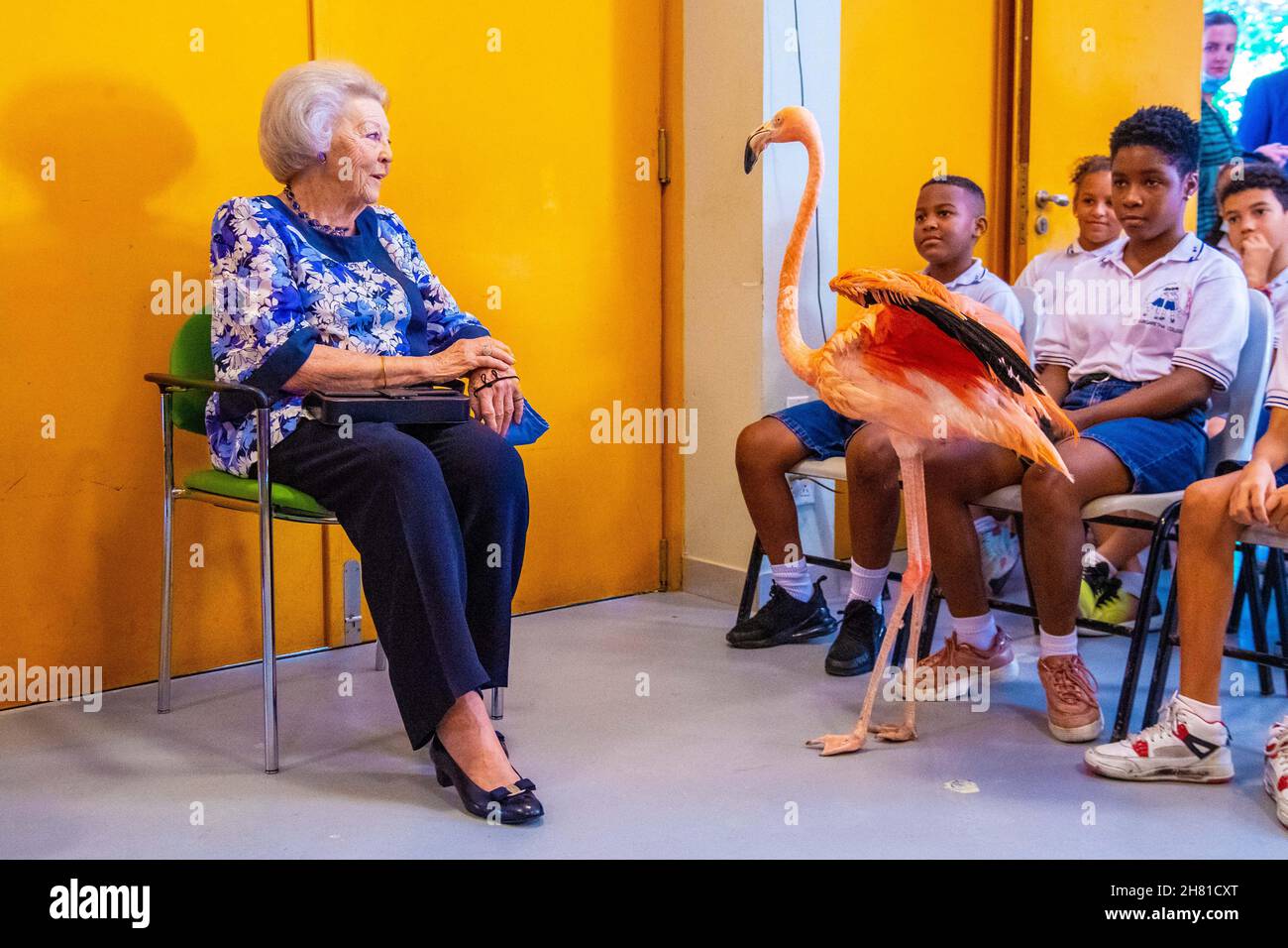 Princess Beatrix visiting Caribbean Research and Management of ...