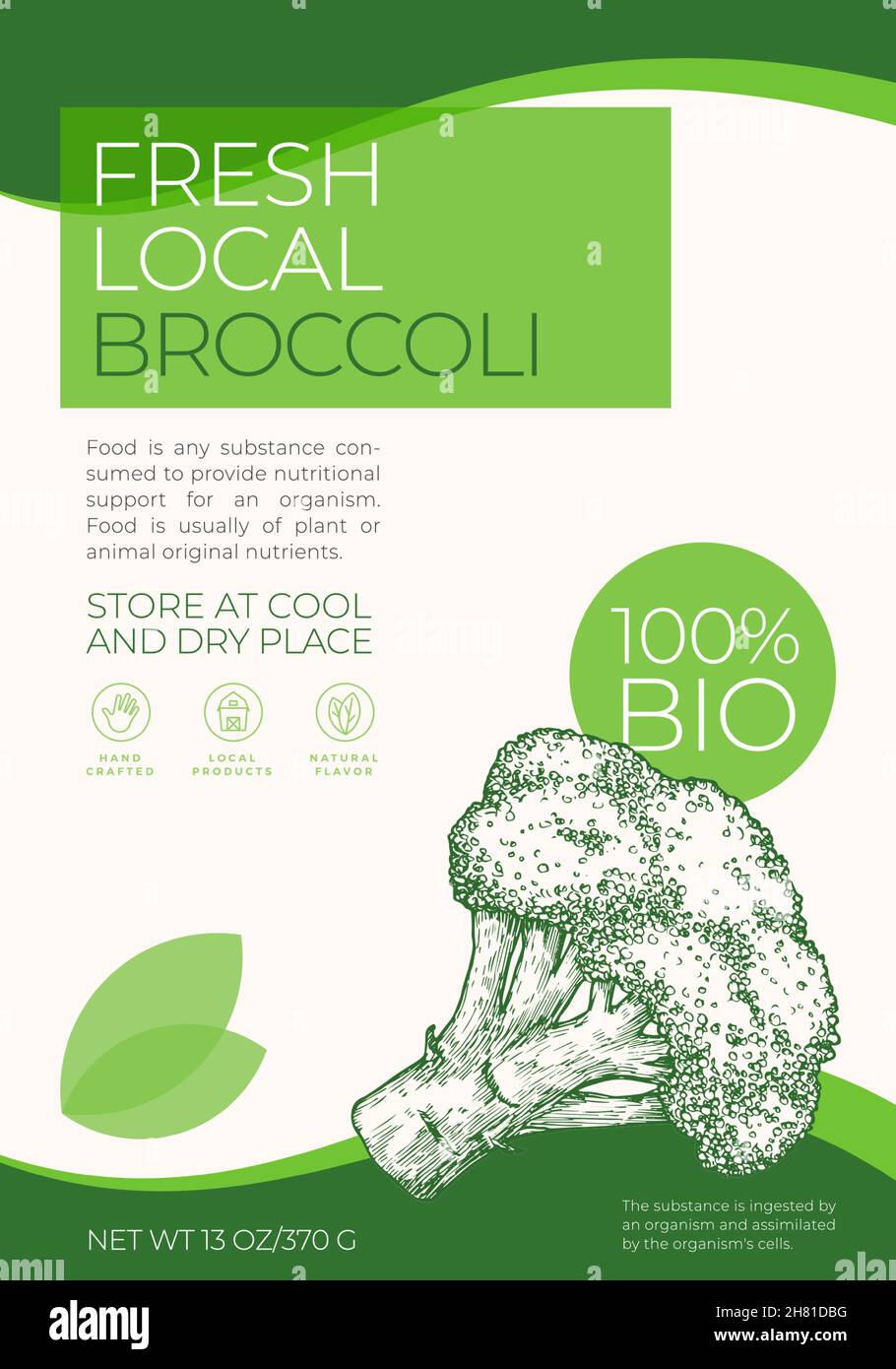 Vegetable label design hi-res stock photography and images - Alamy