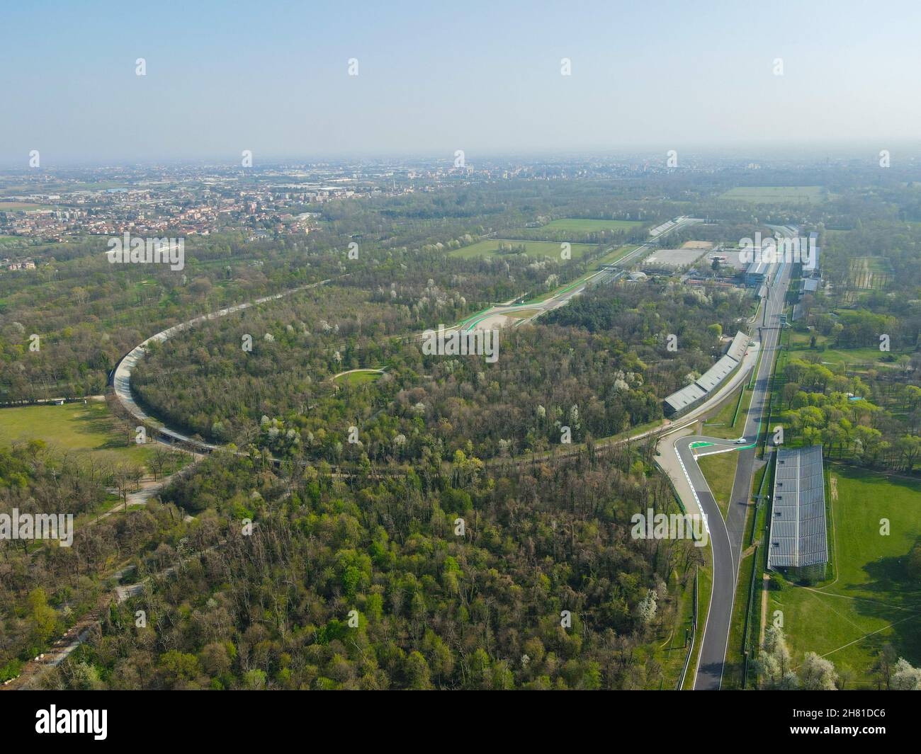 Monza aerial view hi-res stock photography and images - Alamy