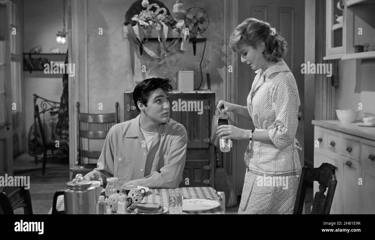 USA. Elvis Presley and Jan Shepard in a scene from the (C)Paramount ...