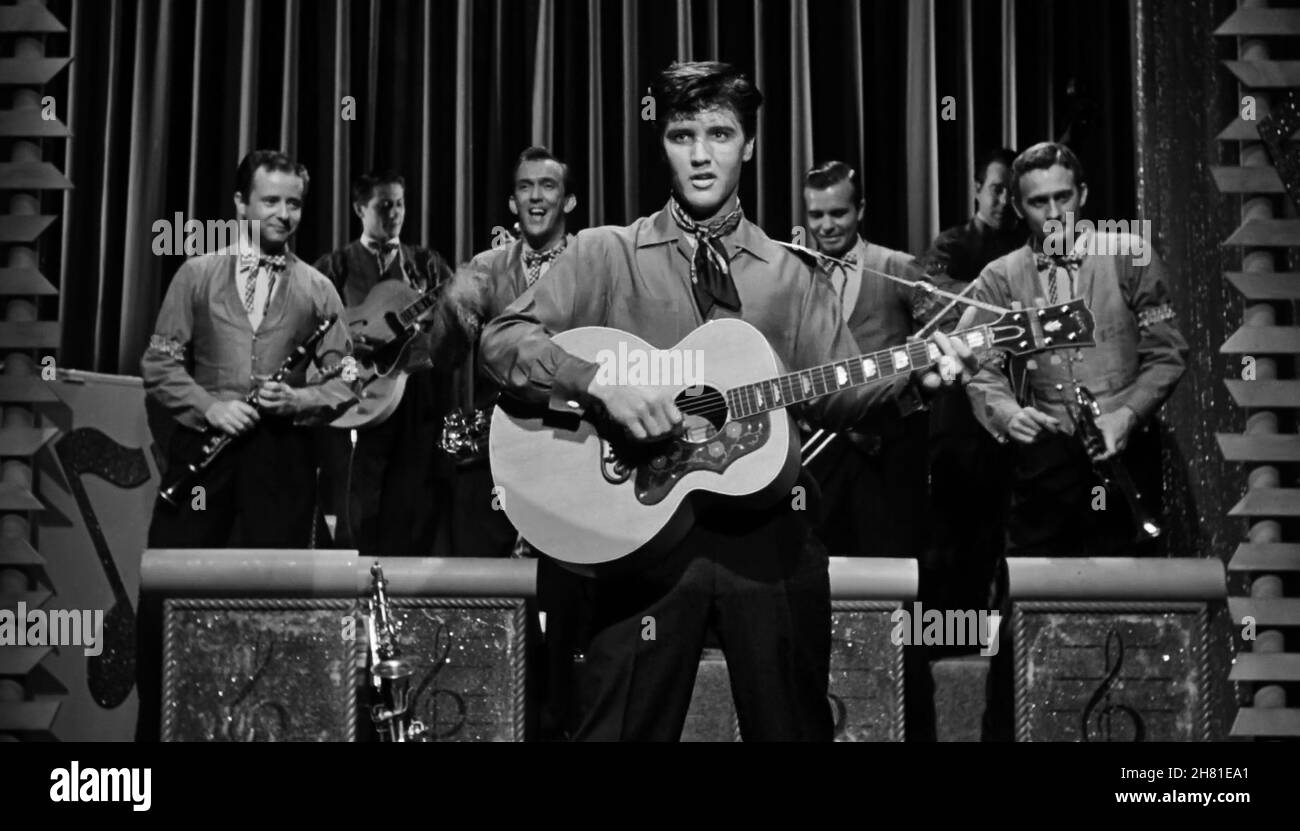 USA. Elvis Presley in a scene from the (C)Paramount Pictures film ...