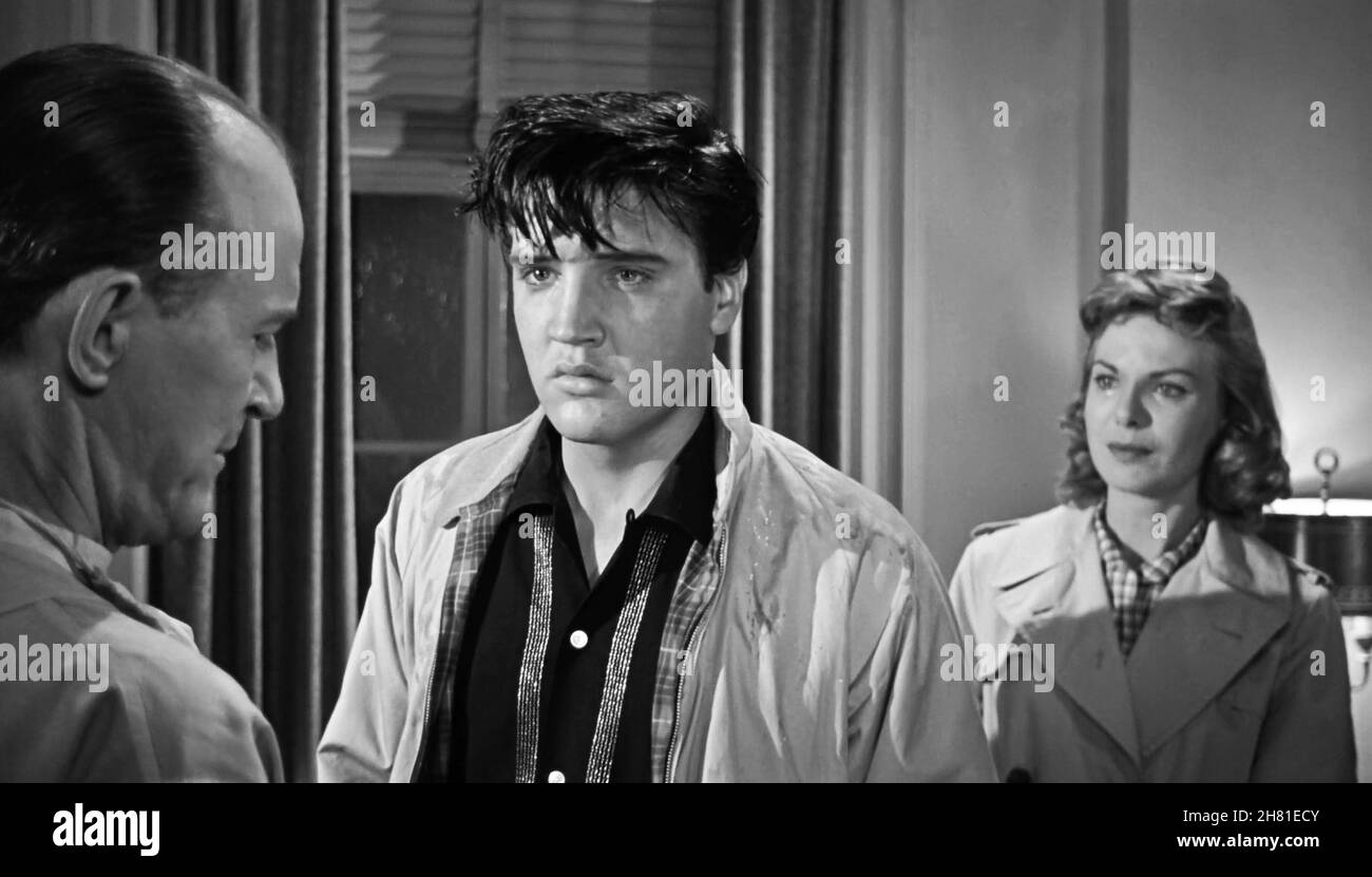 USA. Elvis Presley and Jan Shepard in a scene from the (C)Paramount ...