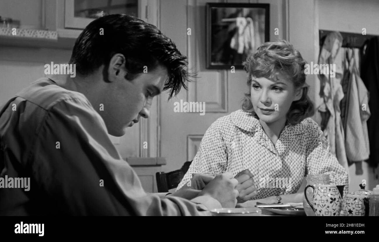 USA. Elvis Presley and Jan Shepard in a scene from the (C)Paramount ...