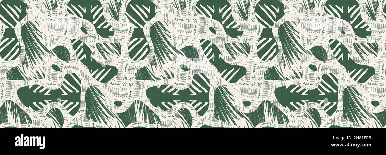 Seamless two tone hand drawn brushed effect pattern border swatch Stock ...