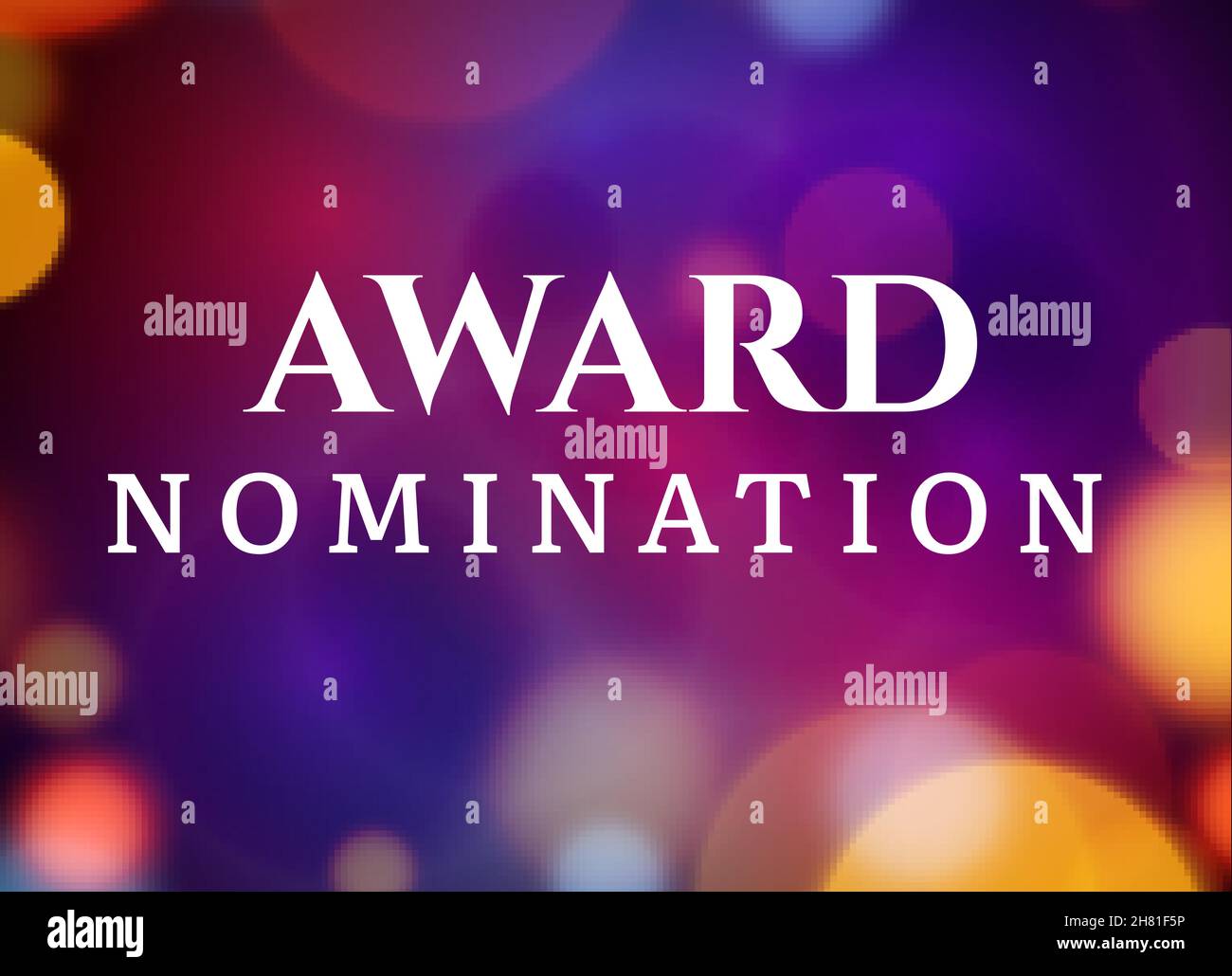 Award nomination background golden film movie vector logo ceremony ...