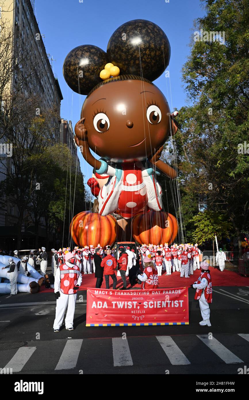 "Ada Twist, Scientist" by Netflix balloon during the 95th Annual Macy's ...