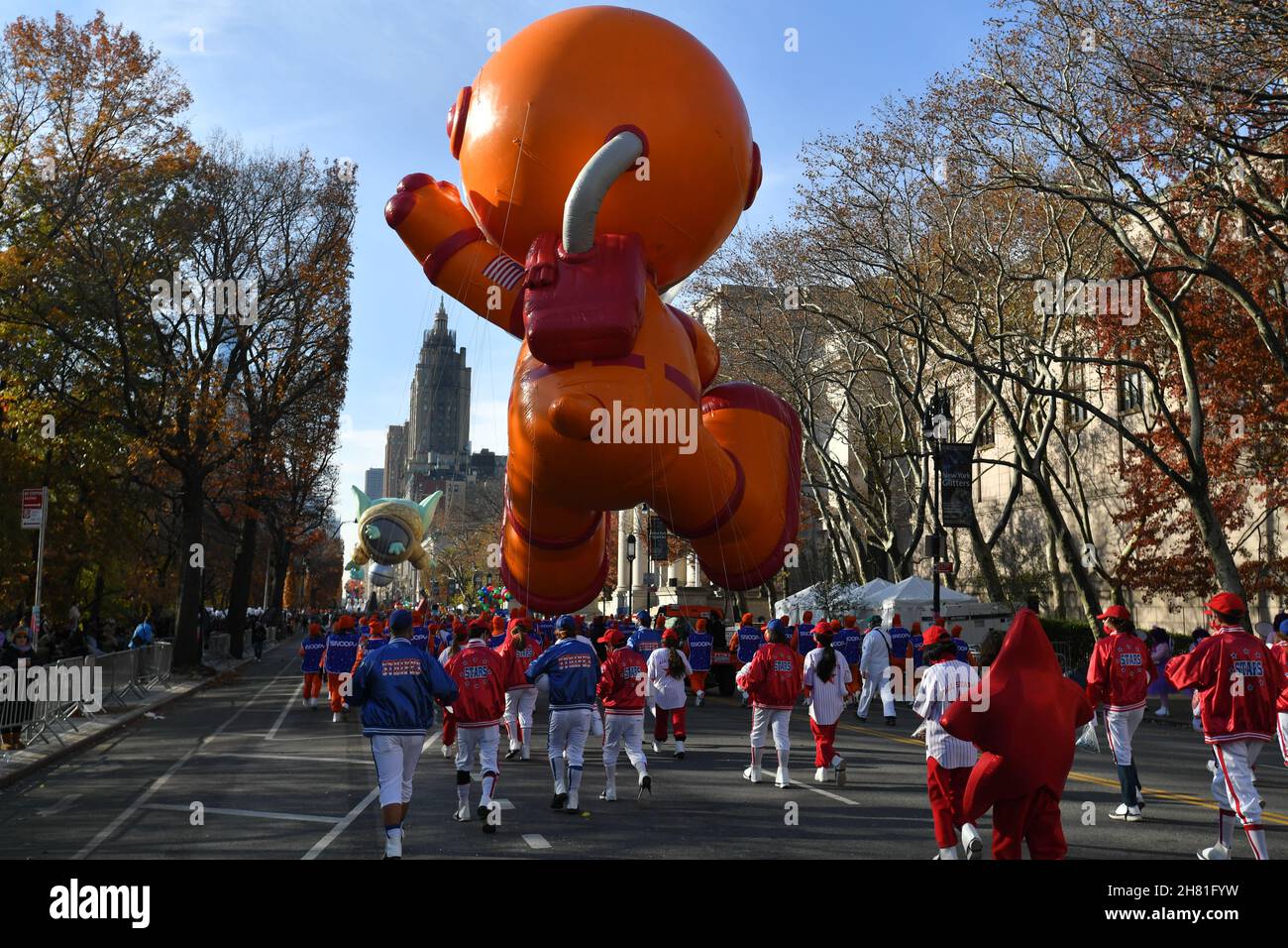 Astronaut Snoopy” Balloon At The 95th Annual Macys Thanksgiving Day Parade On November 25