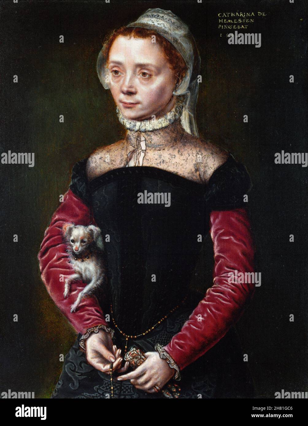 Portrait of a Woman by the Flemish Renaissance painter, Catharina van ...