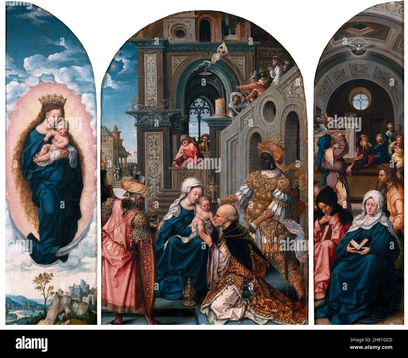 Gossart the adoration of the kings hi-res stock photography and images - Alamy