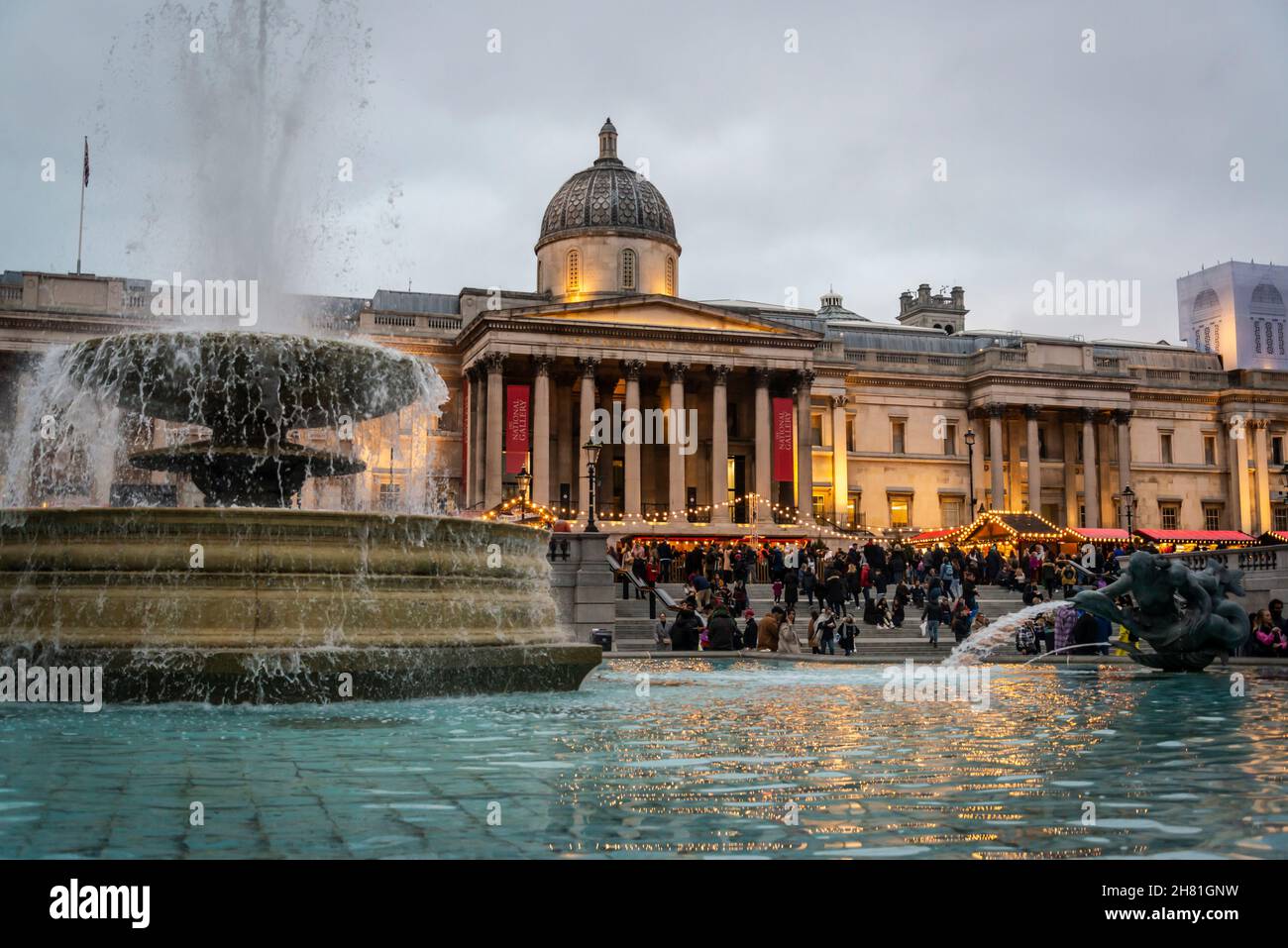National Gallery at Trafalgar Square, London, England, UK Stock Photo - Alamy