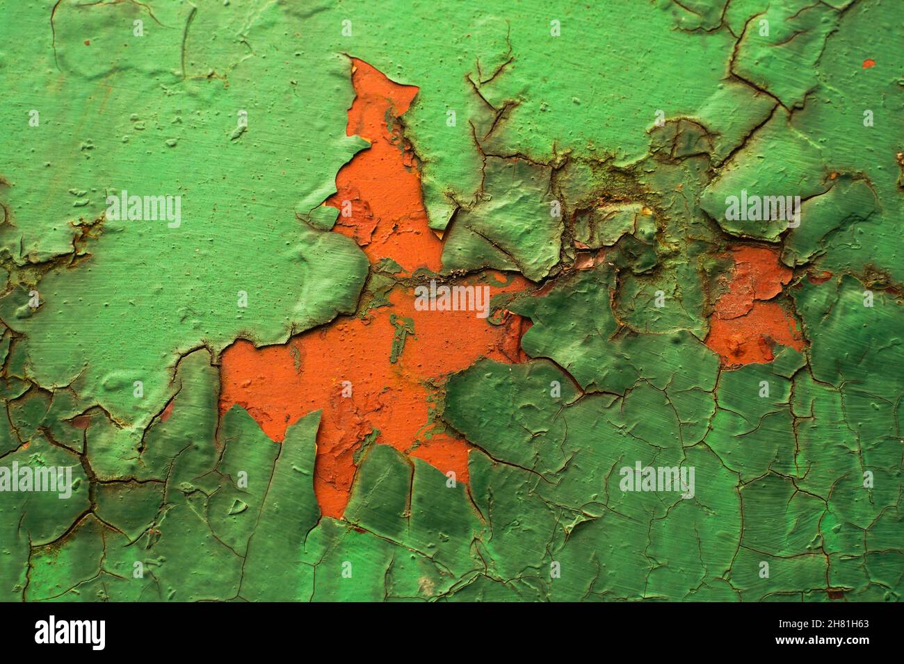 Multicolored background with rough rust texture on metal surface Stock ...