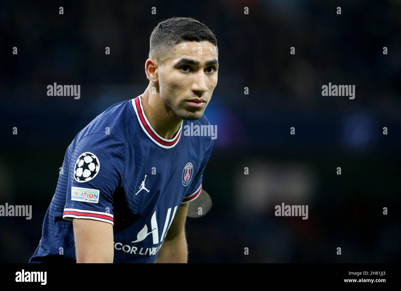 Hakimi psg champions league hi-res stock photography and images - Alamy