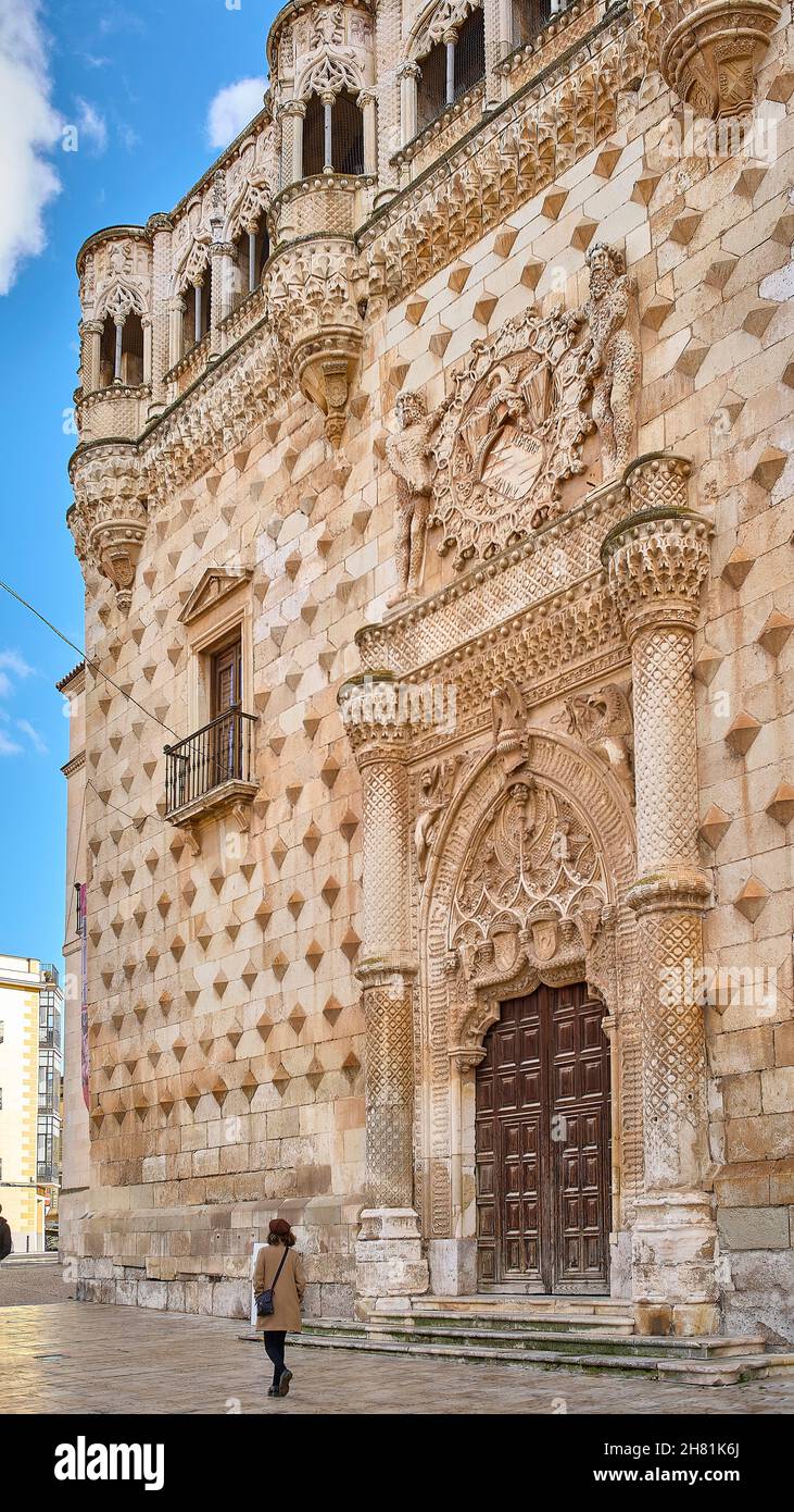 Palace of El Infantado. Guadalajara, Spain Stock Photo - Alamy