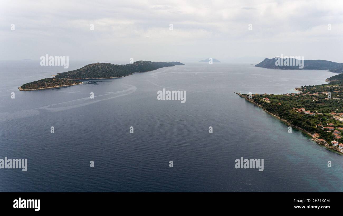 Kastos island in Lefkada island Greece Stock Photo - Alamy