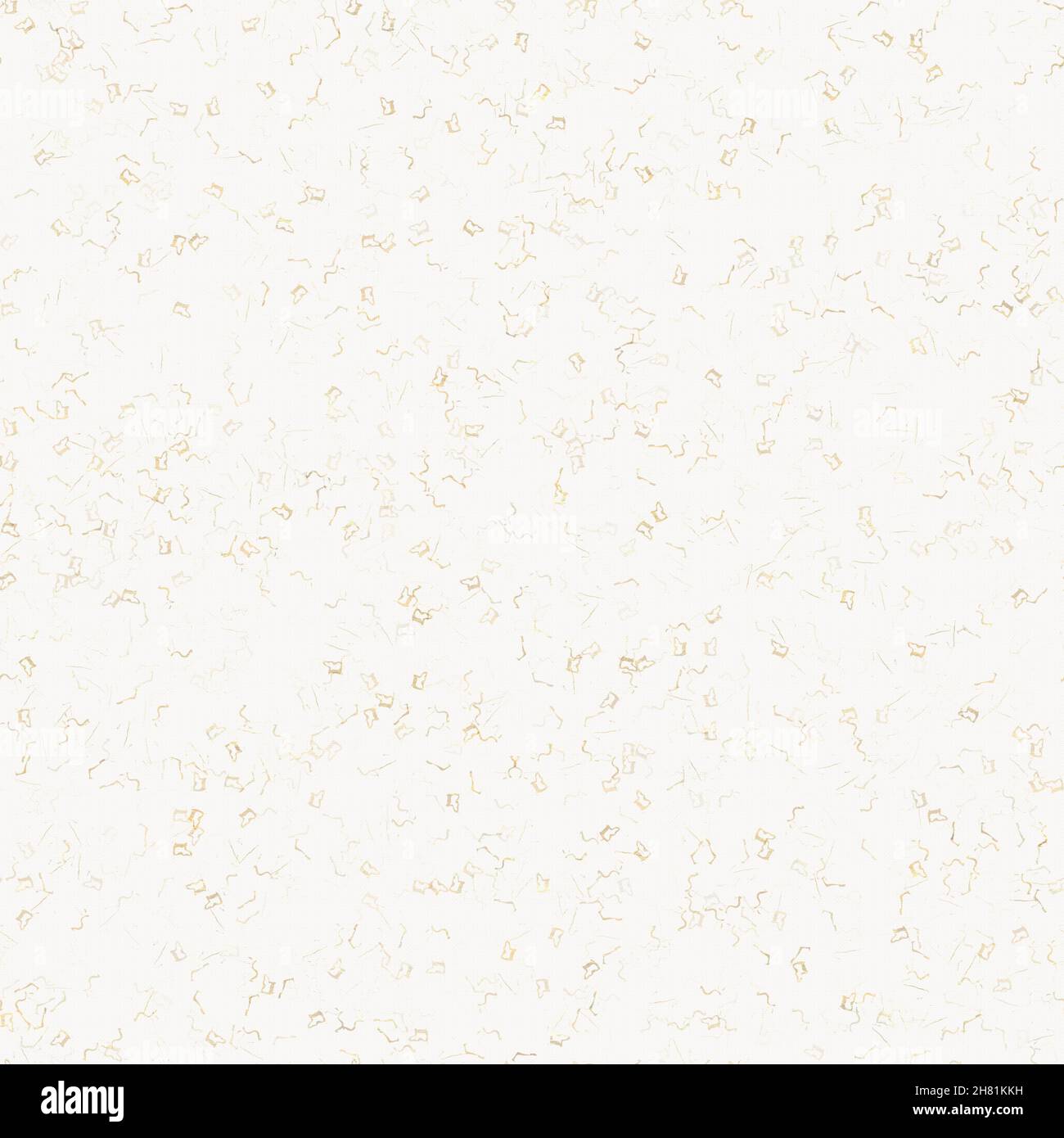 Handmade white gold metallic rice sprinkles paper texture. Seamless ...