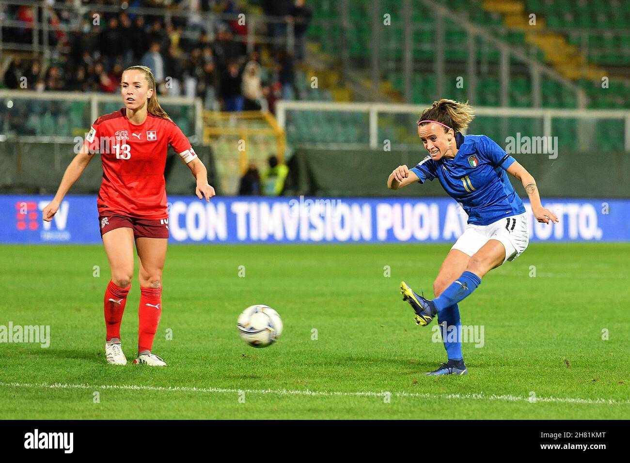 Renzo Barbera stadium, Palermo, Italy, November 26, 2021, Italy's ...