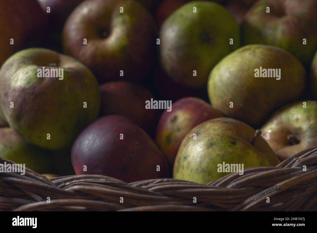 Apples with natural light Stock Photo - Alamy