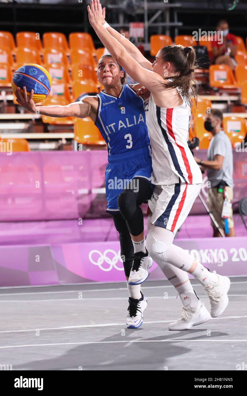 JULY 24th, 2021 - TOKYO, JAPAN: Rae Lin D'ALIE of Italy in action ...