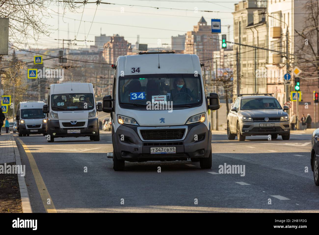 Russian minivan minibus hi-res stock photography and images - Alamy