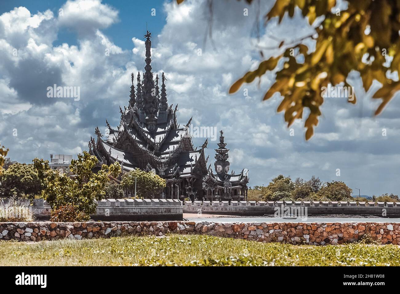 Sanctuary of Truth temple Stock Photo - Alamy