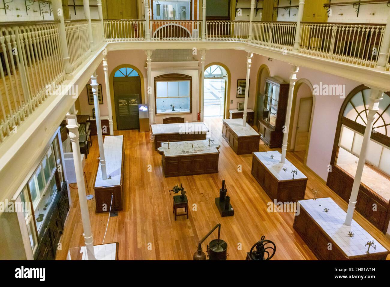 Lisbon, Portugal, High Angle, inside, Chemical Lab, Ecole Polytechnic ...