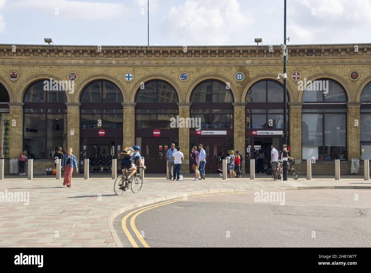 CAMBRIDGE, UNITED KINGDOM - Sep 18, 2021: A front view of Cambridge ...