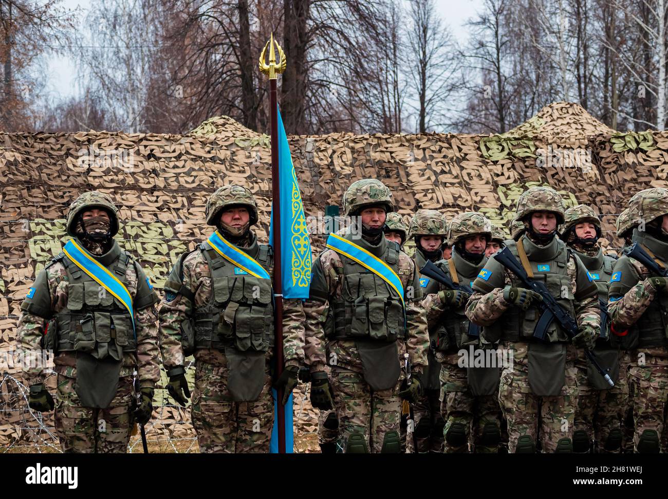 Kazan, Russia. 08 November 2021. Soldiers of the Armed Forces of ...