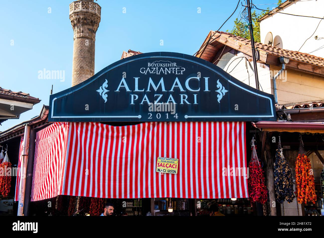 GAZIANTEP, TURKEY - OCTOBER 24, 2021: ALMACI BAZAAR in Gaziantep ...