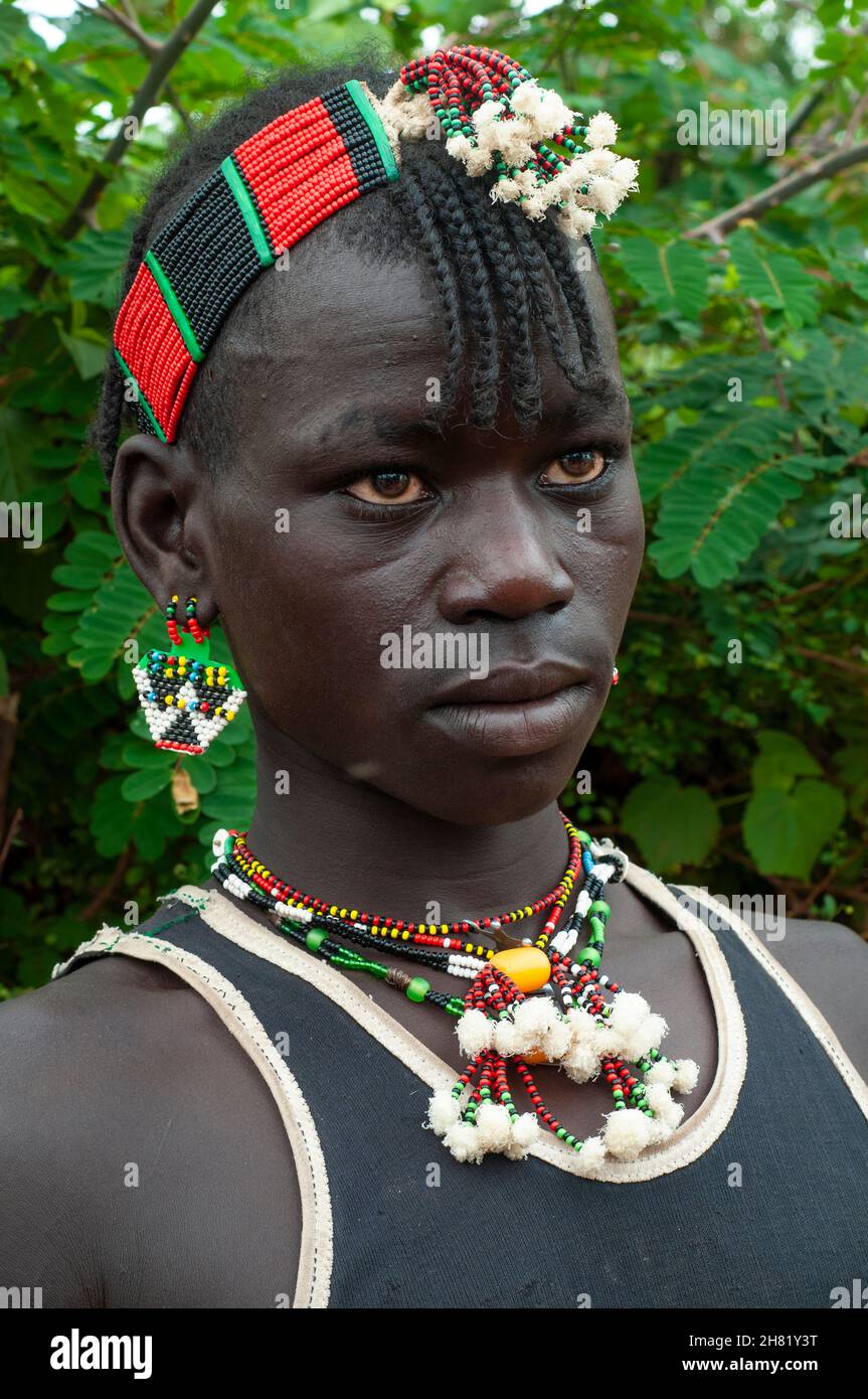 man from the Hamar Tribe in Ethiopia Stock Photo - Alamy