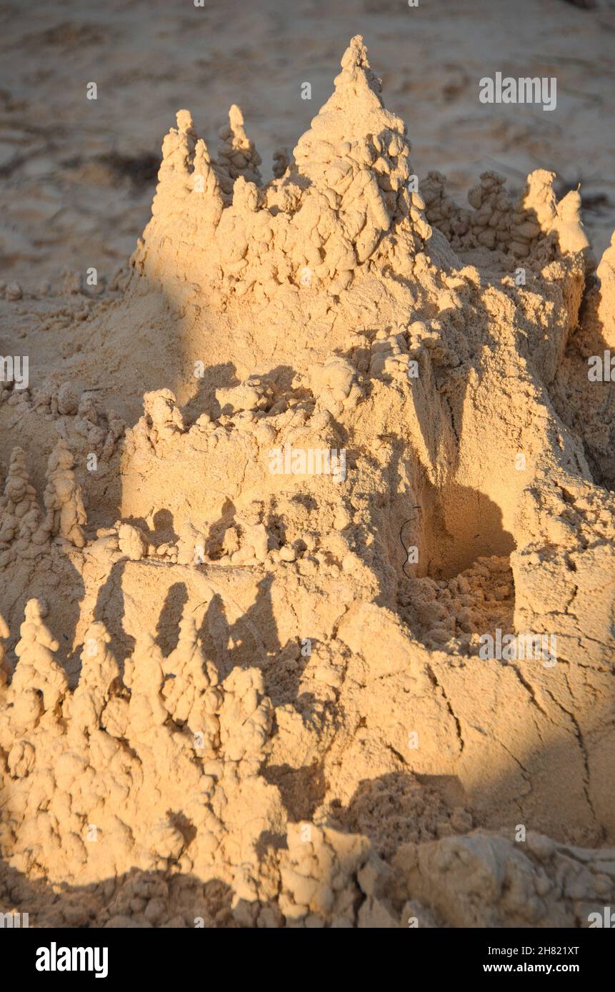 Fantastic sand figure on a tropical beach Stock Photo - Alamy