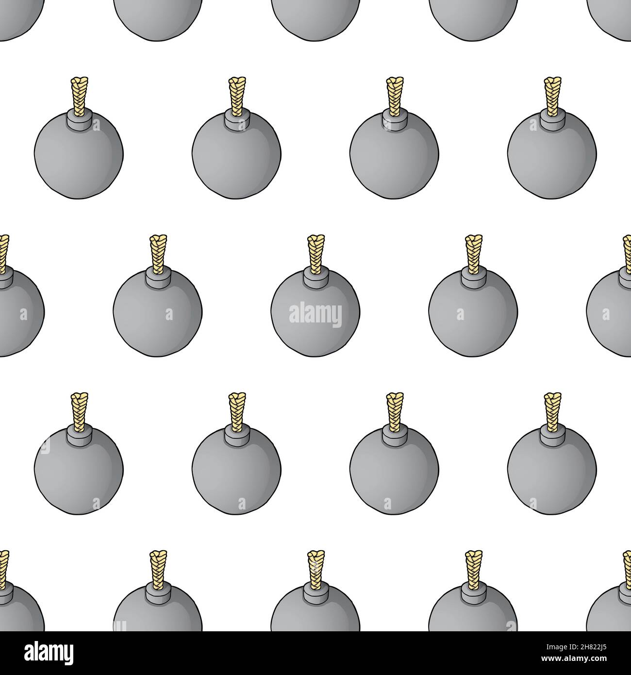 Bombs on a white background, for wallpaper pattern. Texture Stock ...