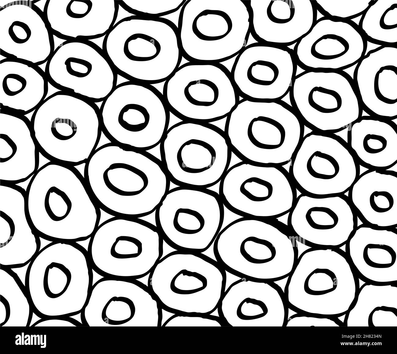 Painted texture as many circles, vector illustration Stock Vector Image ...