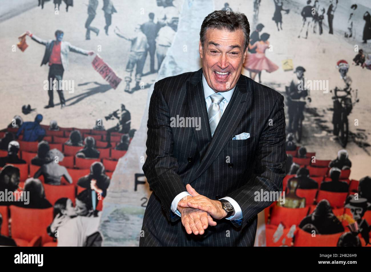 Turin, Italy. 26 November 2021. Daniel McVicar gestures during the ...