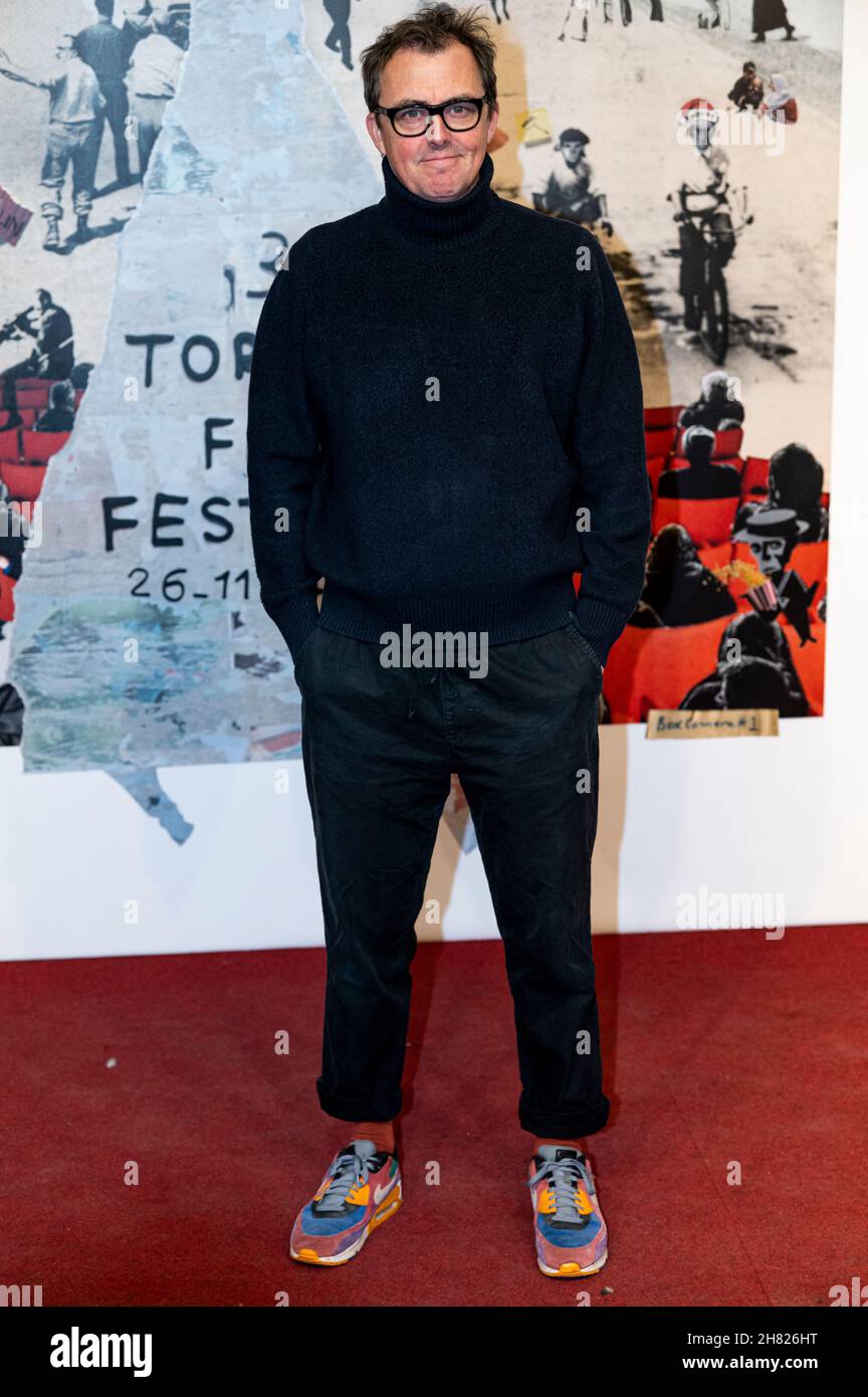 Turin, Italy. 26 November 2021. Garth Jennings poses during the ...