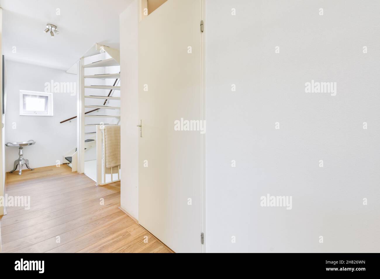 Design of a small corridor with a staircase Stock Photo - Alamy