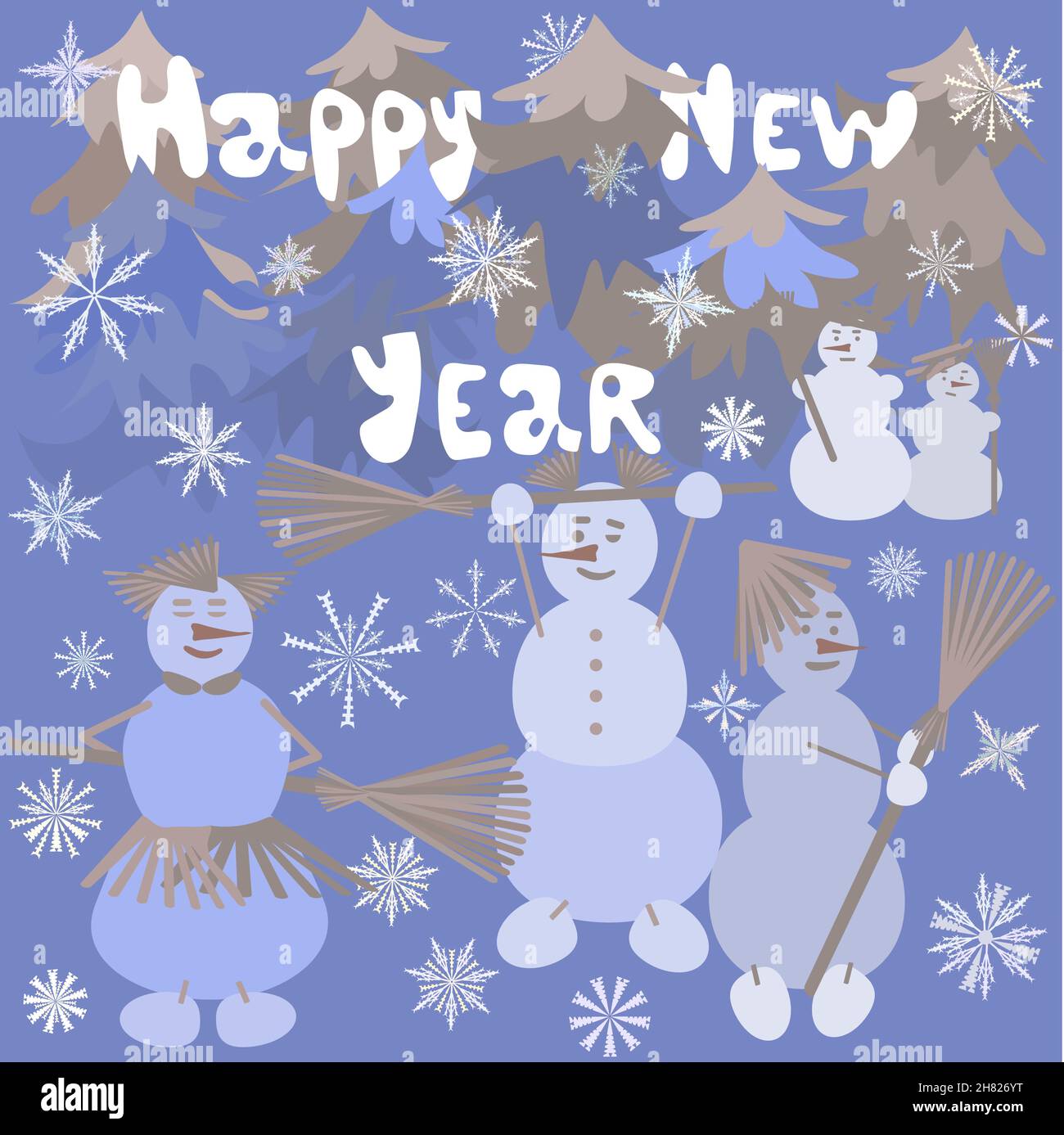 Christmas card funny Stock Vector Images - Alamy