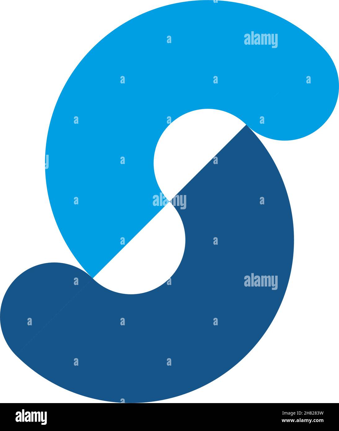 Vector logo design for business. S letter sign logo Stock Vector Image ...