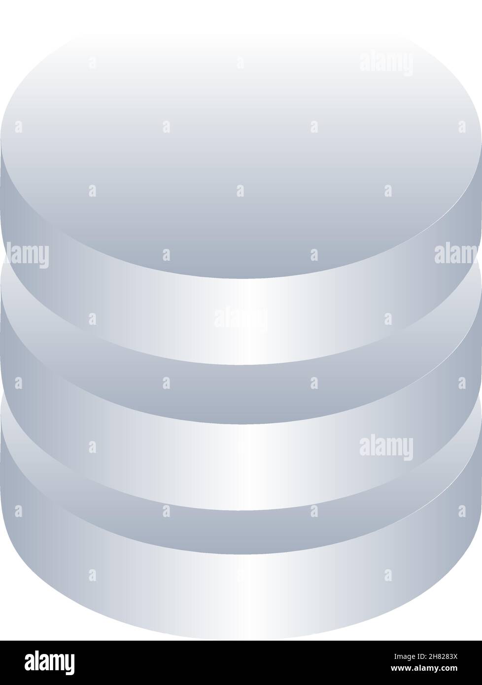 Stacked silver Stock Vector Images - Alamy