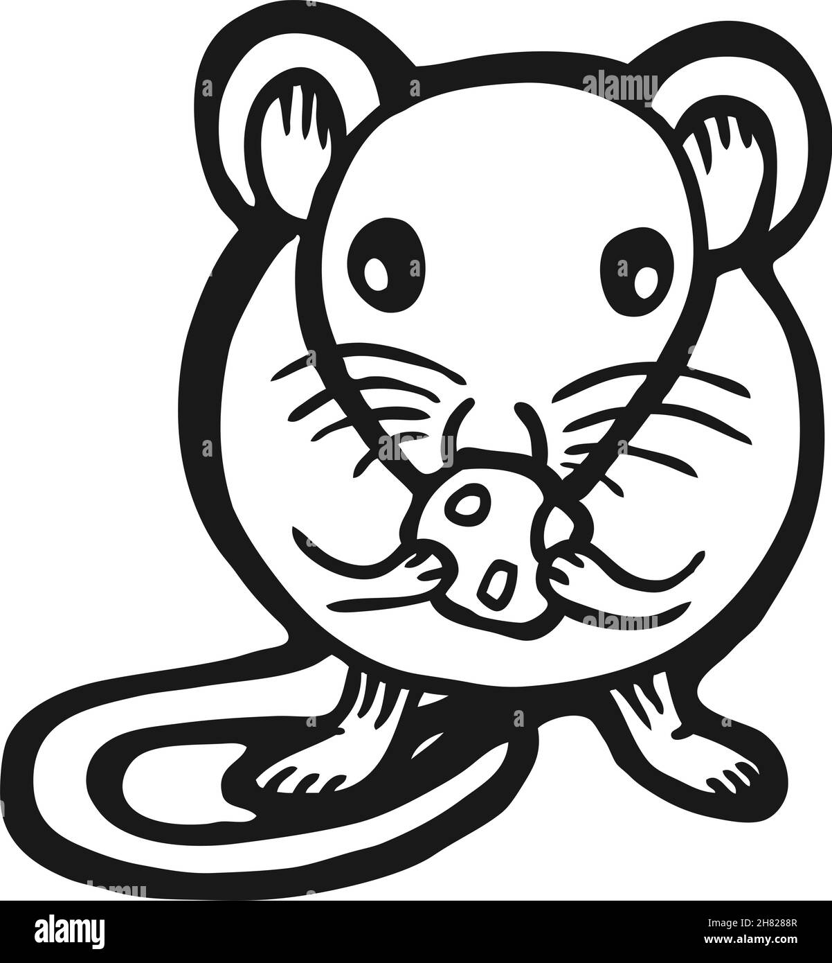 Tattoo, hand, mouse Stock Vector Images - Alamy