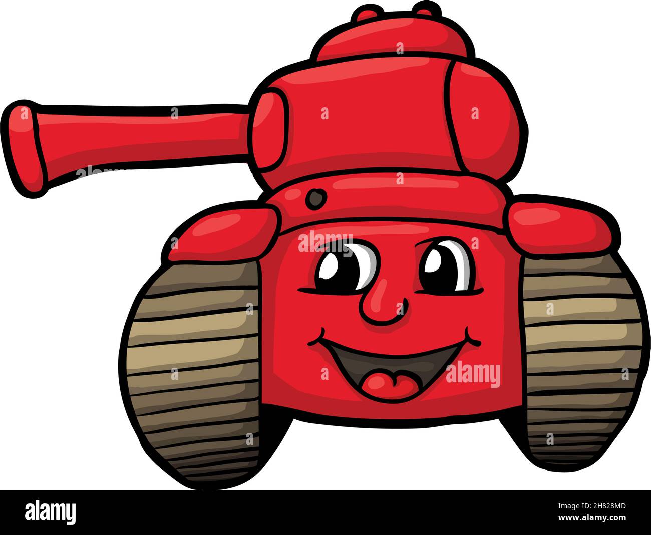 Tank with smile, vector illustration Stock Vector Image & Art - Alamy
