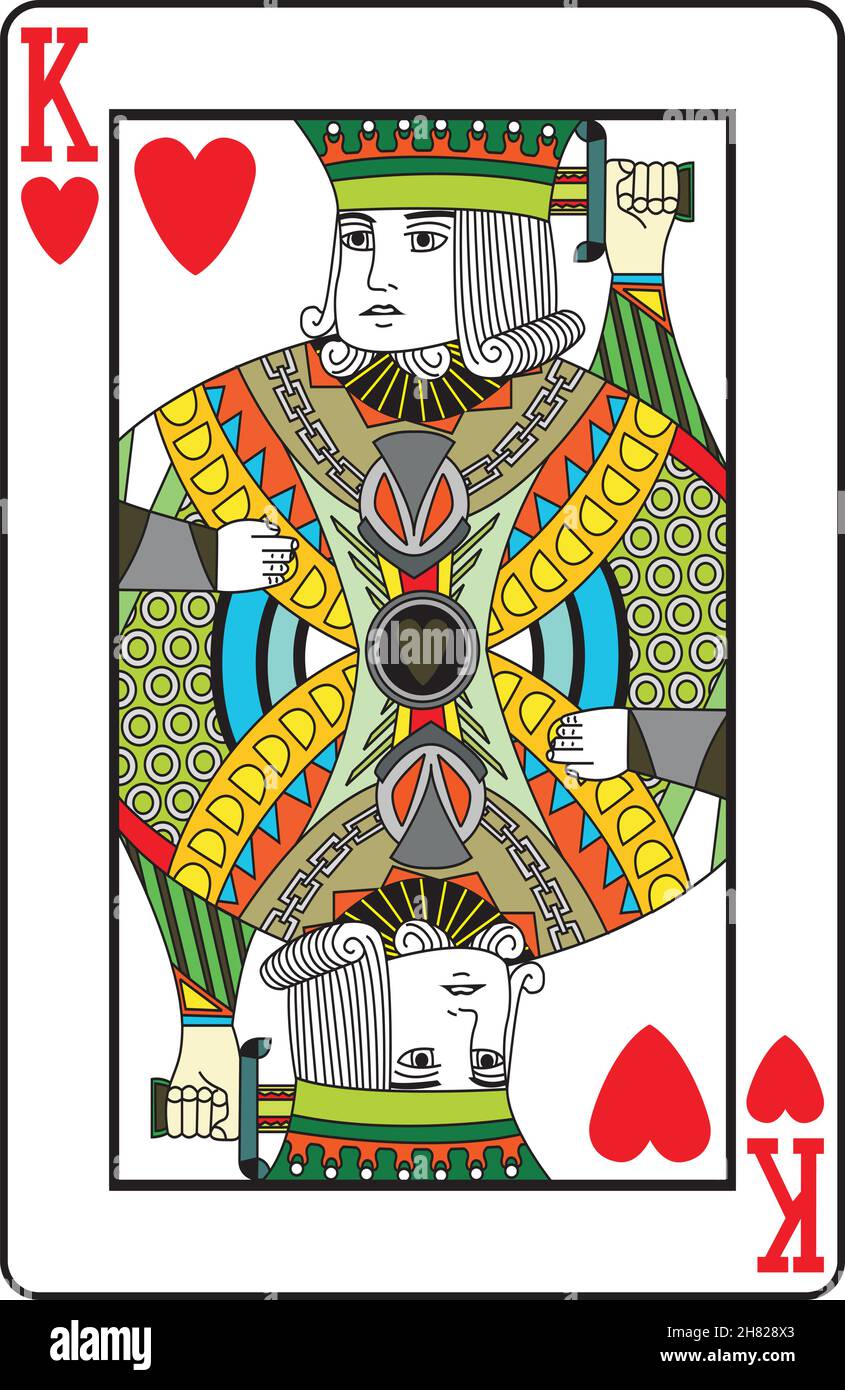 King Card Vector
