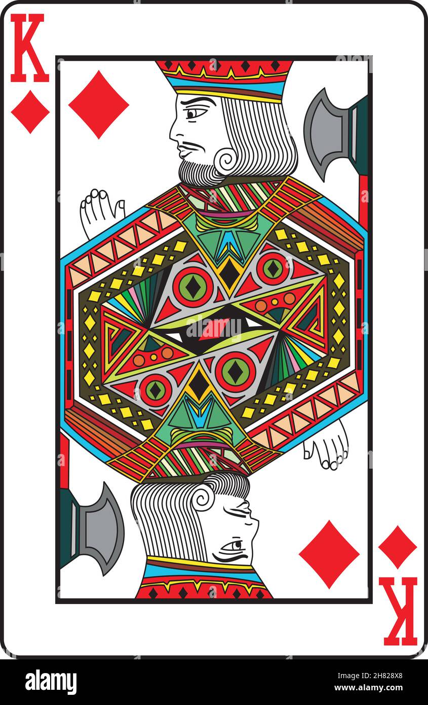 King Of Diamonds Playing Card Stock Photo Image Of Playing Card King