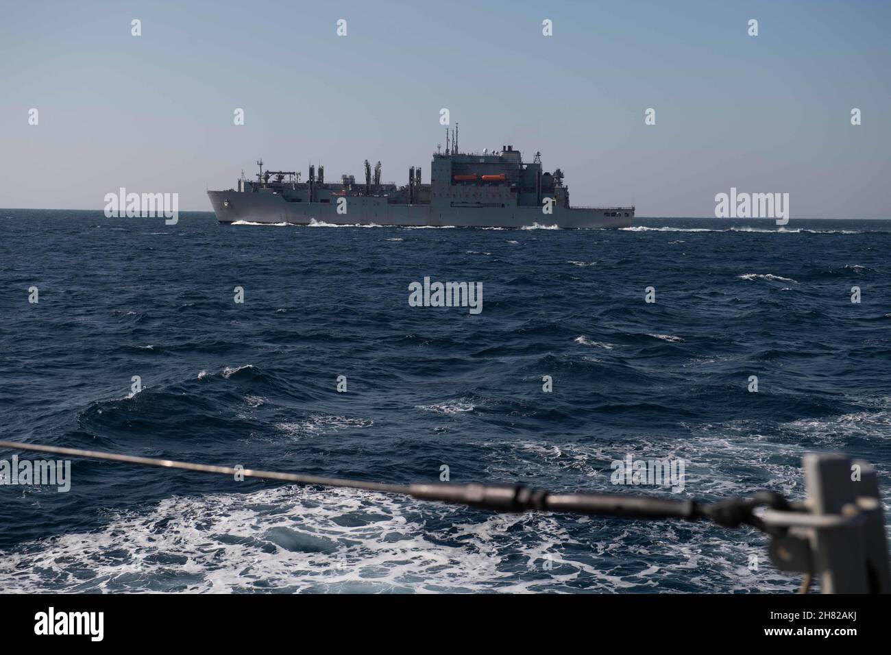 211119-N-TC847-1248 EAST CHINA SEA (Nov. 19, 2021) Lewis and Clark dry ...