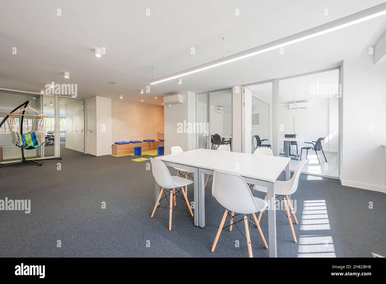 Coworking and loft style and concrete hi-res stock photography and ...