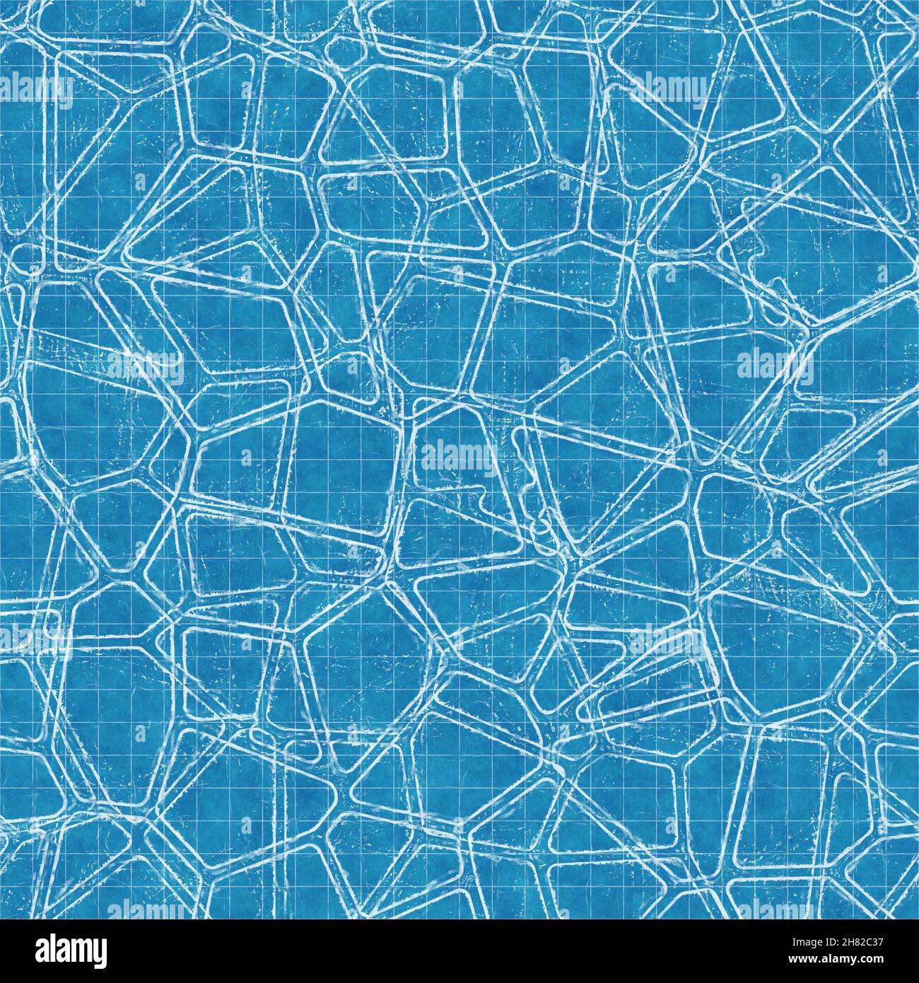 Seamless bright blue blueprint pattern for textile and print Stock ...